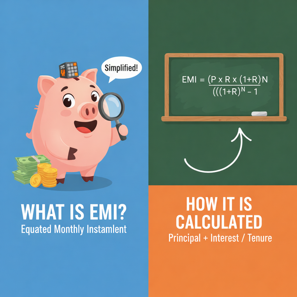 What Is EMI and How It Is Calculated (Explained in Simple Words ...