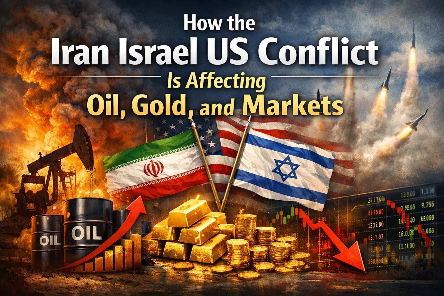 Iran Israel US Conflict: Impact on Oil, Gold & Markets